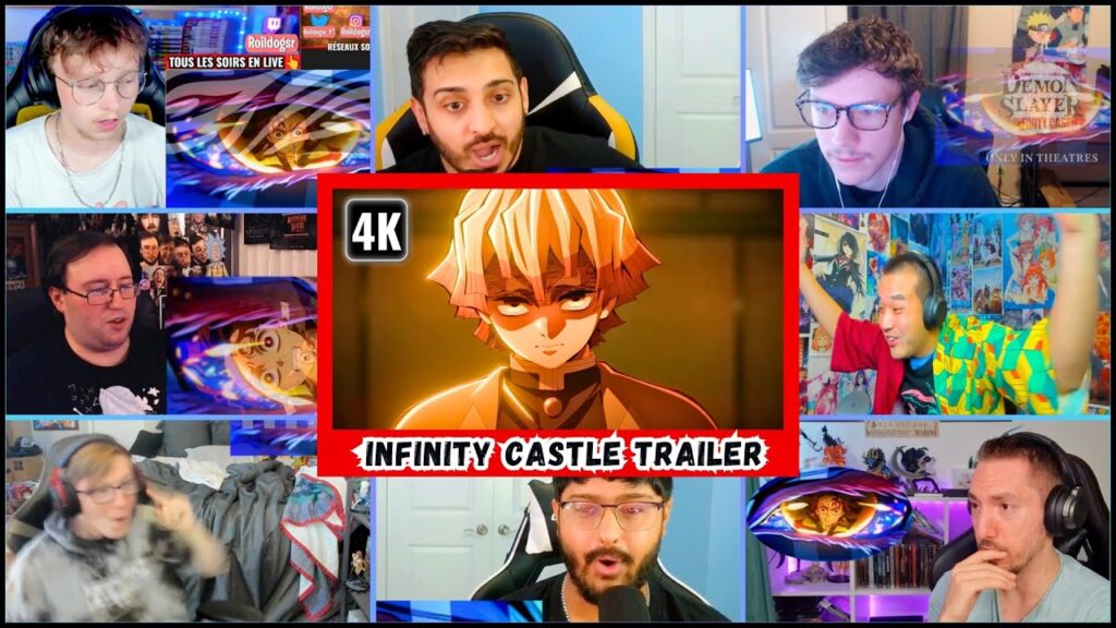 Demon Slayer Infinity Castle Arc Trailer Reaction Mashup – Kimetsu No ...